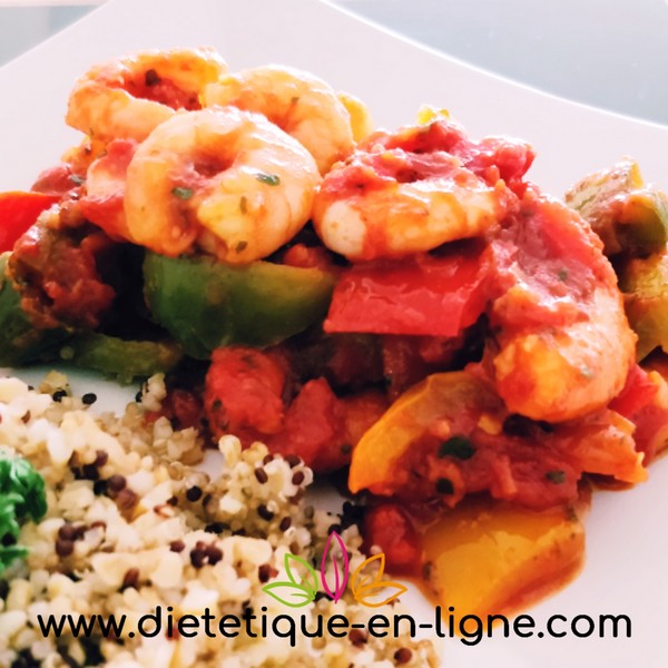 Recette Crevettes à la Provençale - Diététique En Ligne